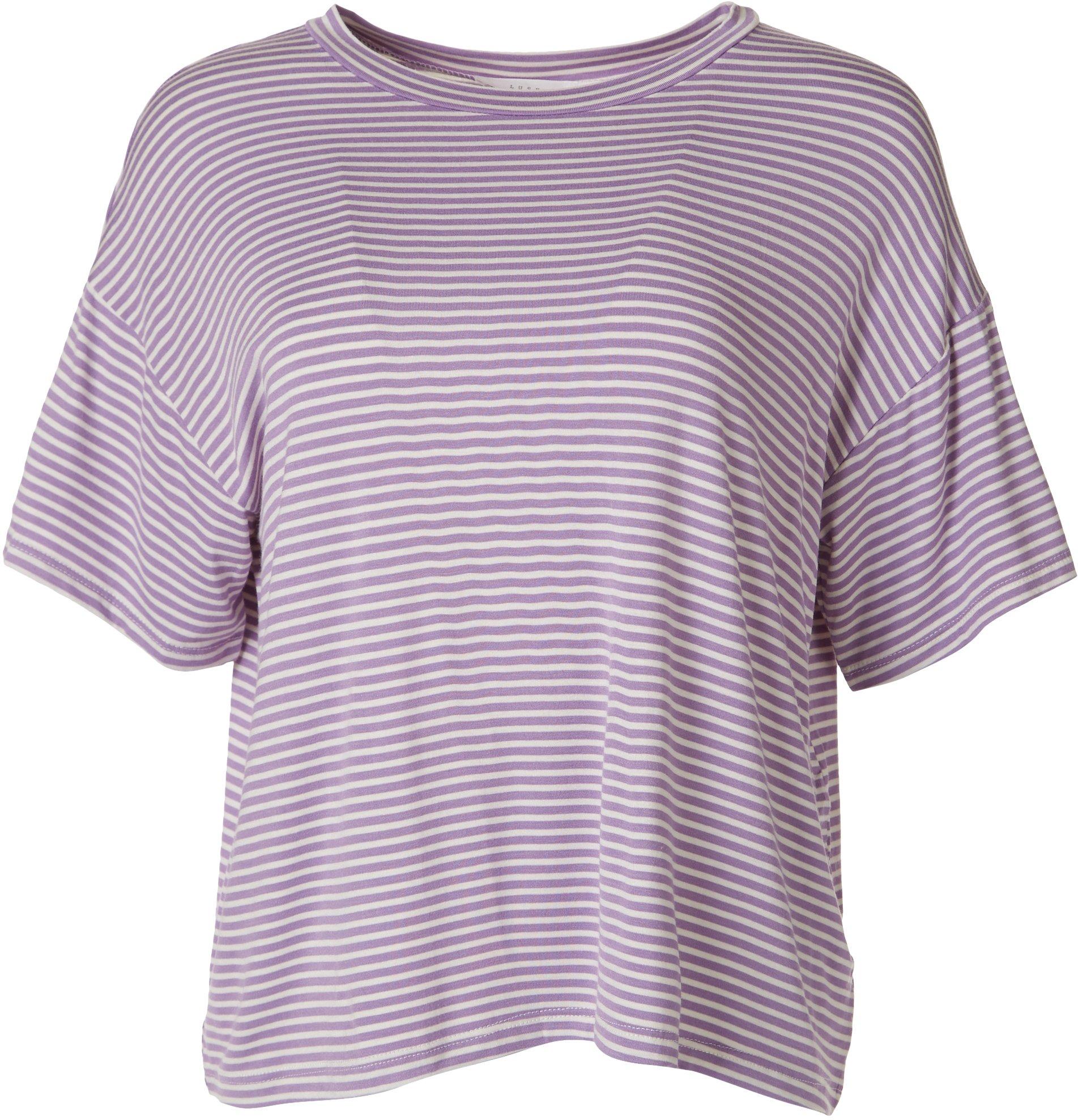 Lush Womens Striped Short Sleeve Top | eBay